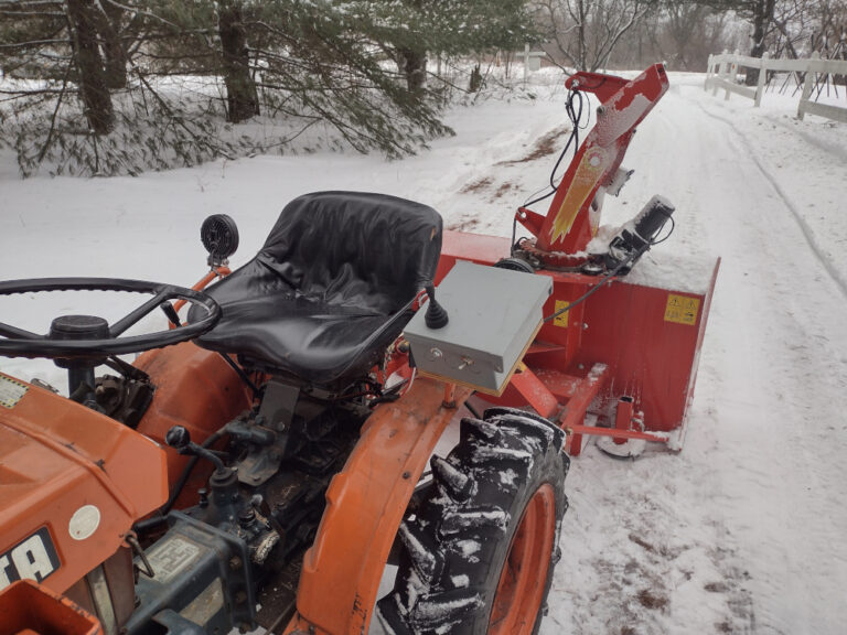 Snowblower Electric Chute Deflector and Rotator Controls